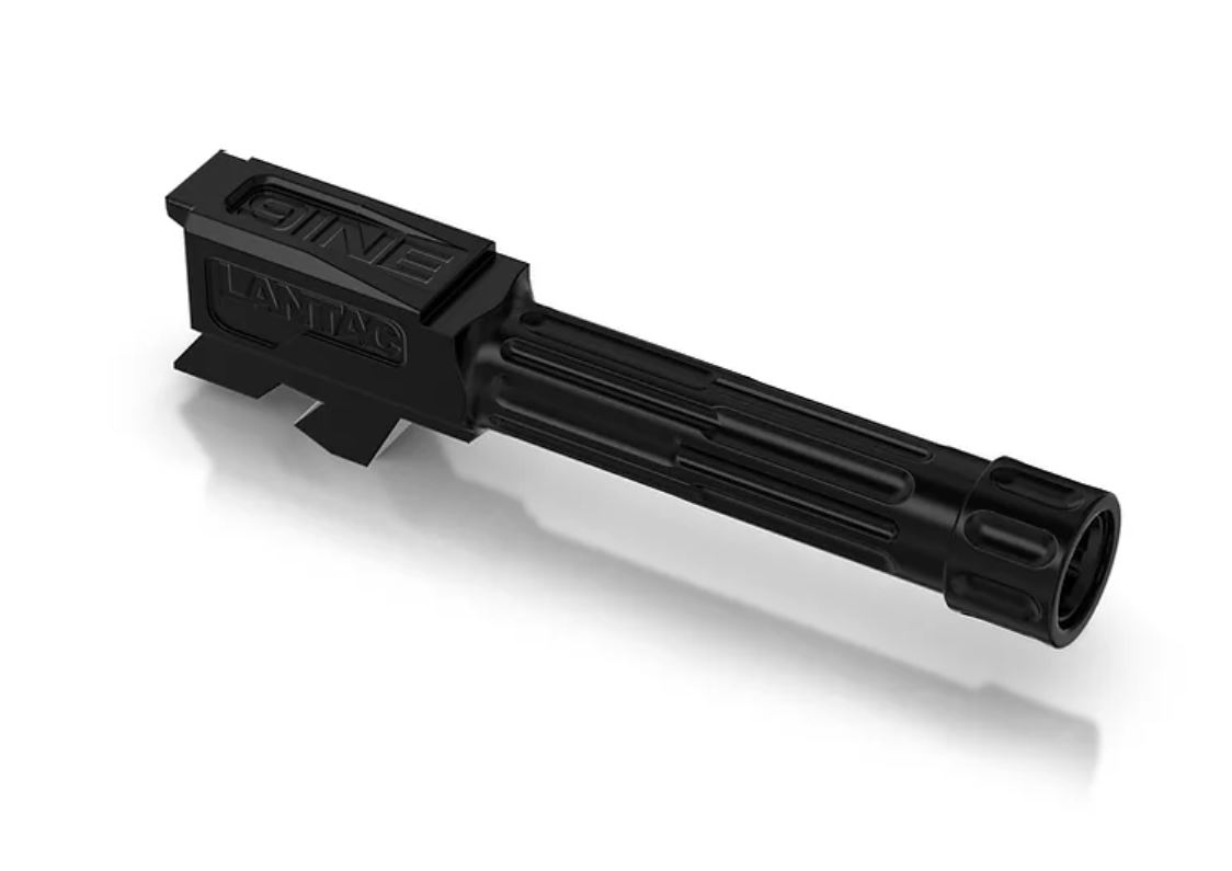 LANTAC 9INE Glock G43 Fluted Barrel 416R - Threaded | Black DLC - Rifle ...