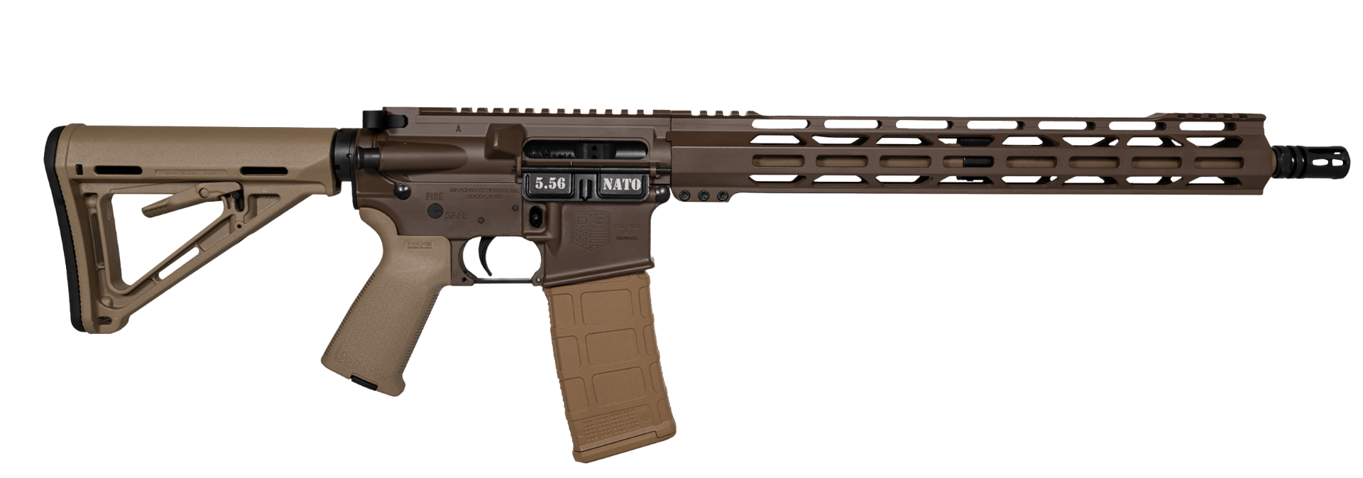 Diamondback Diamond DB15 AR Rifle - Brown Cerekote | 5.56NATO 16 ...
