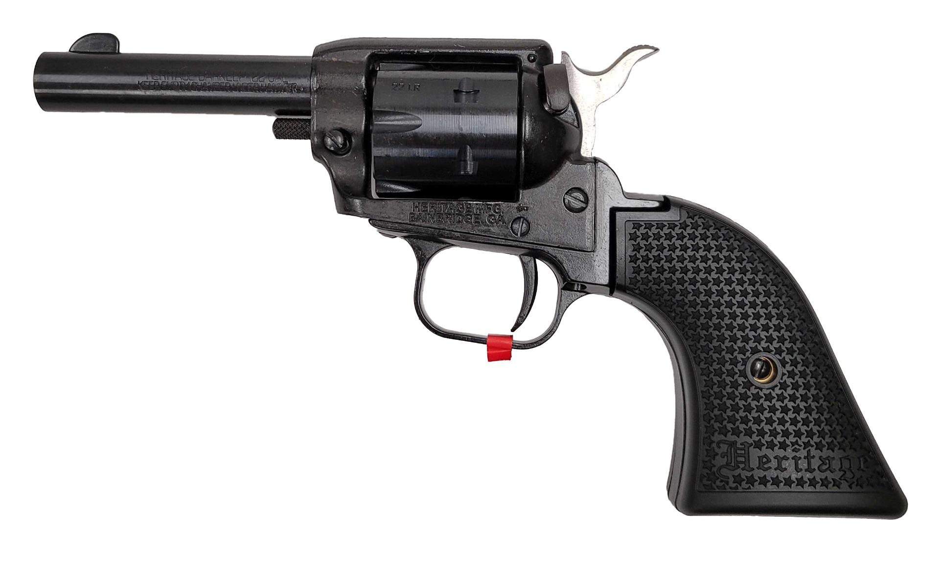 Heritage Barkeep Revolver - Black | .22 LR | 3.6" Barrel | 6rd | Poly ...