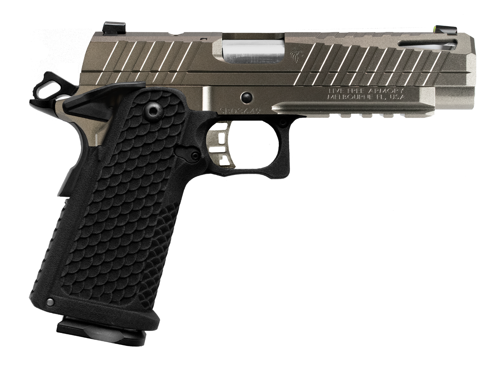 LFA Apollo 11 Compact Pistol - 9mm | Platinum Silver 4.15" 1x17rd Mag ...