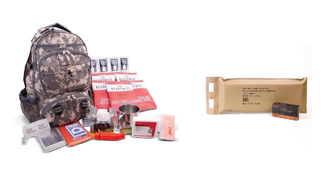 BUNDLE - ReadyWise 64 Piece Survival Backpack w- PMC Battle Pack ...