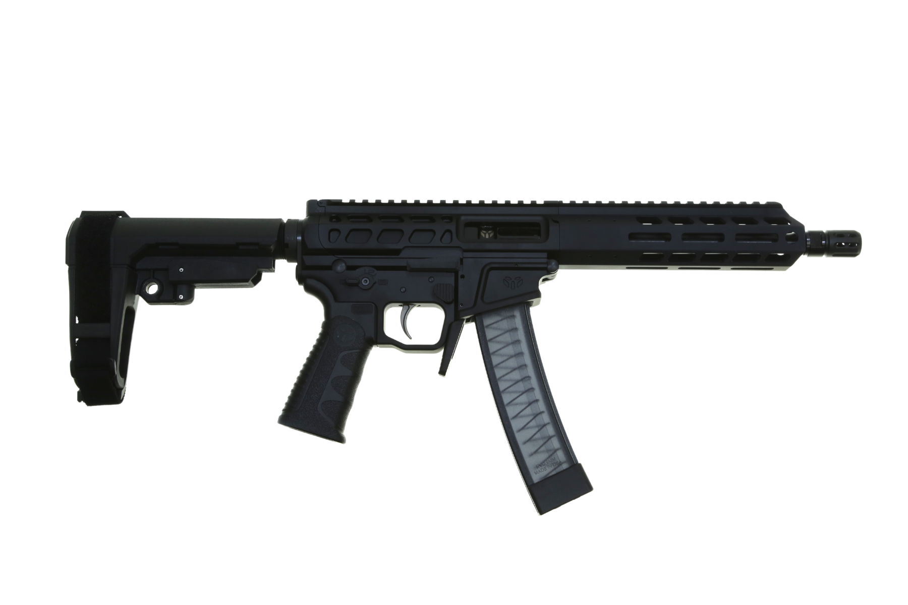 Wraithworks WARSCORP9 Side-charging AR Pistol - Black | 9mm 8.5" Barrel ...