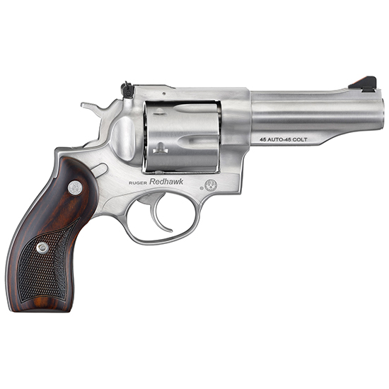RUGER REDHAWK 45ACP 4.2 SS AS WOOD GRIPS 6RD - Cowboy Action Shooting ...
