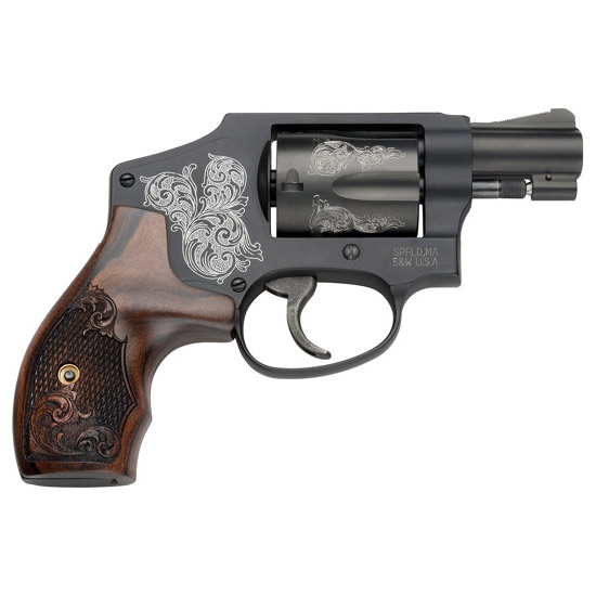 SMITH & WESSON 442 38SPL 1.875 WOOD GRIPS SCROLL ENGRAVED - Cowboy ...