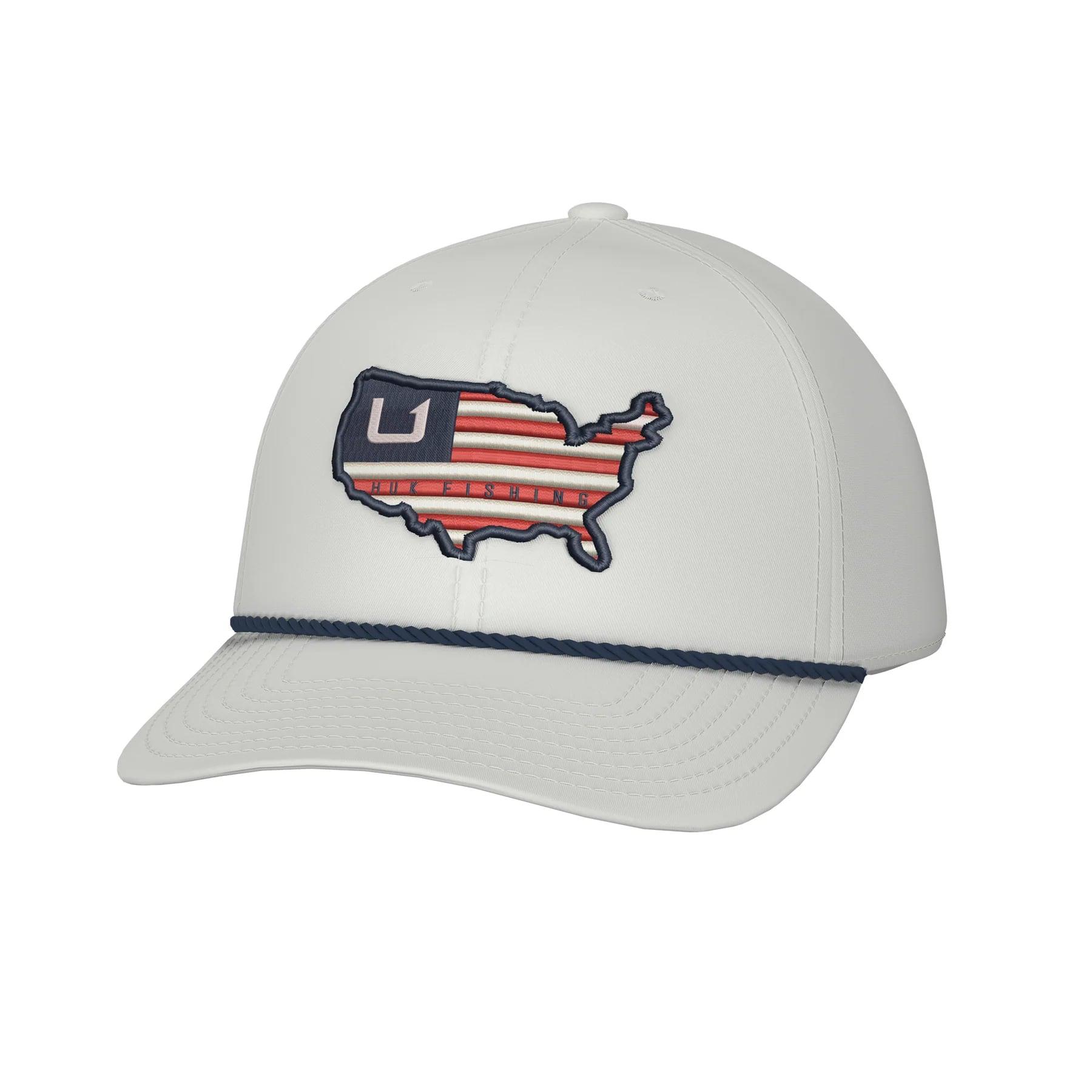 Huk American Rope Hat White - Coats & Jackets at GunBroker.com : 1073311720