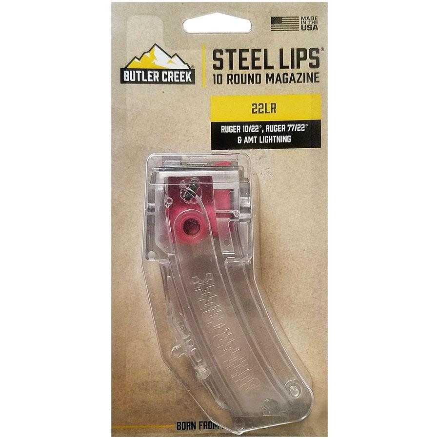 Butler Creek Steel Lips Banana Rifle Magazine Clear Polymer Ruger 10-22 ...