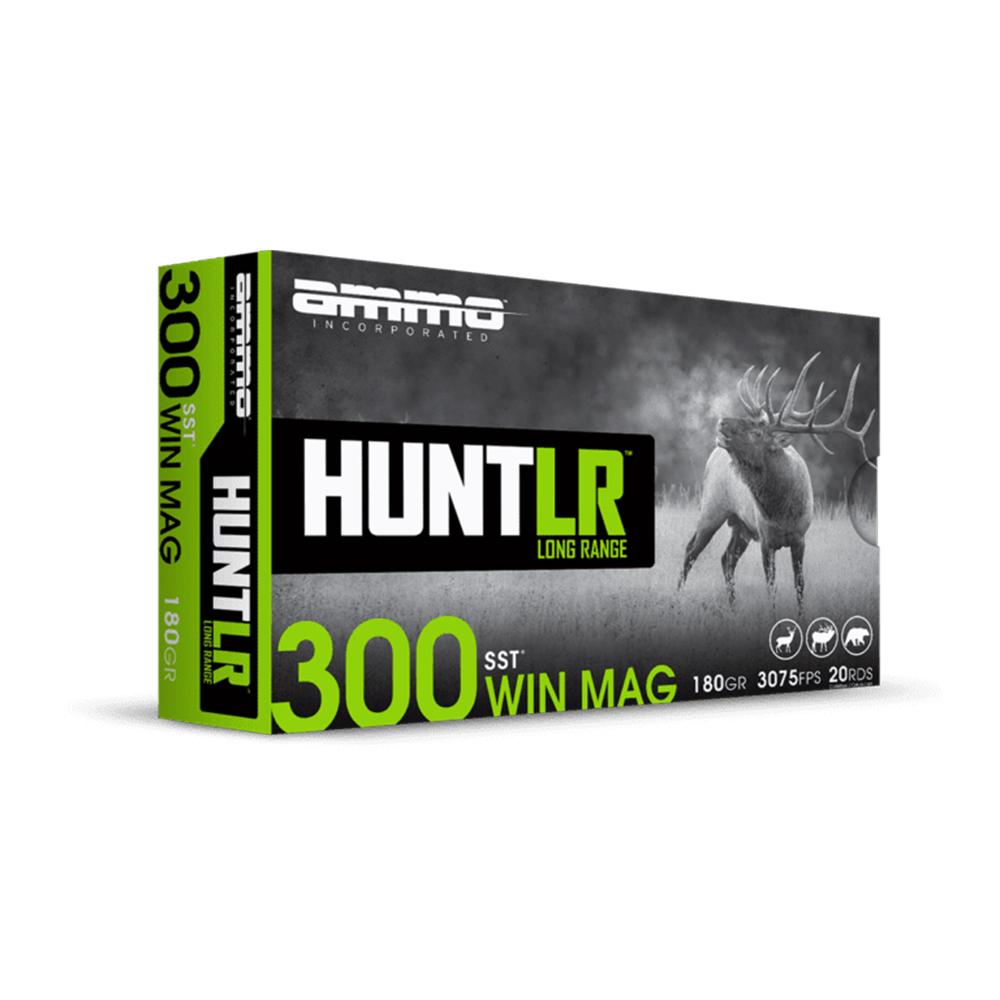 Ammo Inc. Hunt LR Rifle Ammunition .300 Win Mag 180 gr PT 3075 fps 20 ...