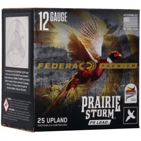 Federal Prairie Storm FS Lead Shotshells 12ga 2-3-4" 1-1-4oz 1330 fps 4 ...