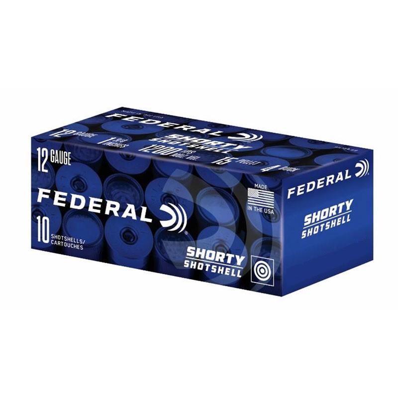 Federal Shorty Shotshells 12ga 1-3-4" 15-16oz 1145 fps 8 10-ct ...