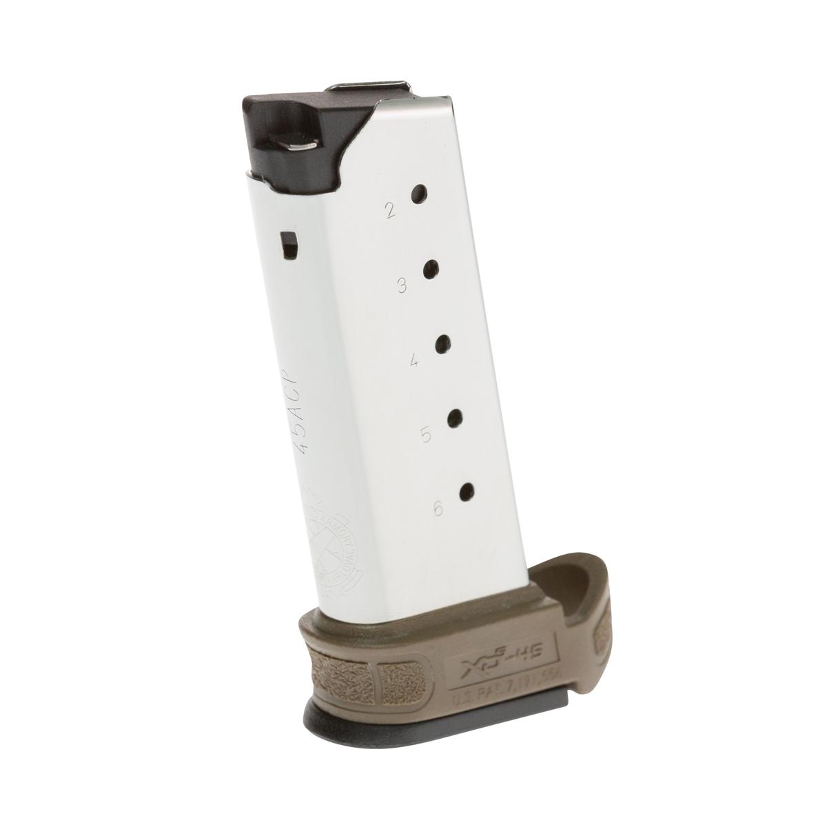 Springfield XD-S MOD.2 Extended Magazine Desert FDE .45 ACP 6-rd ...