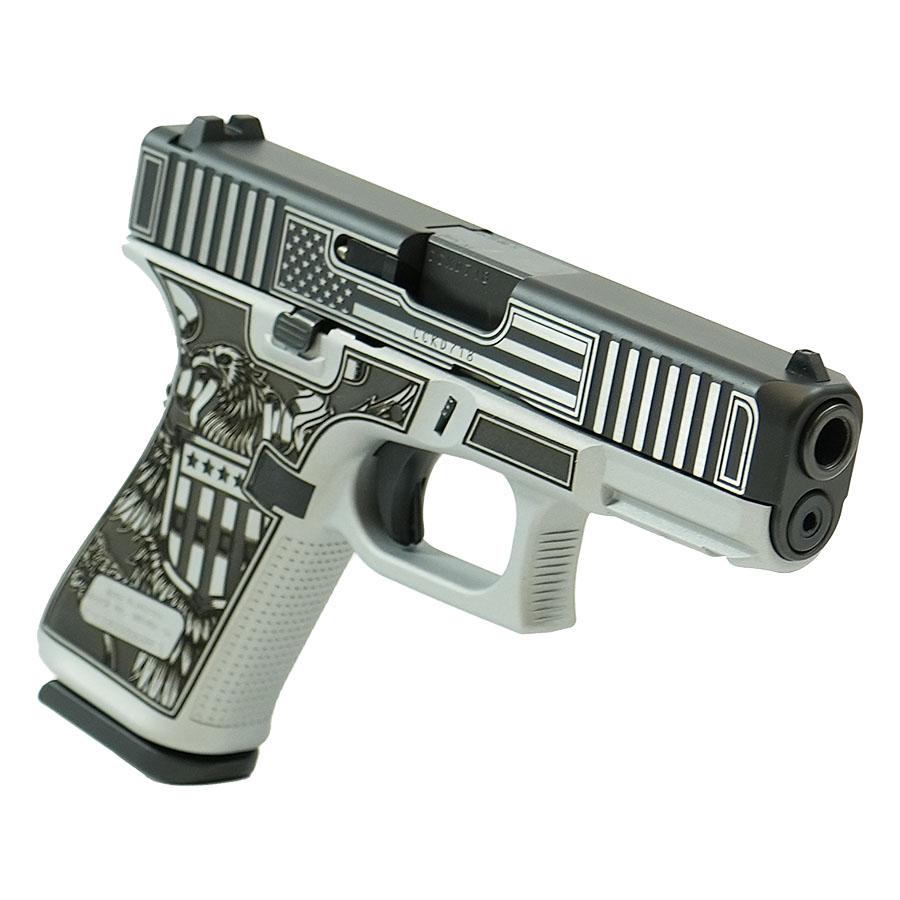 Glock G19 Gen 5 Custom Trump "Take America Back" Handgun 9mm Luger 15rd ...