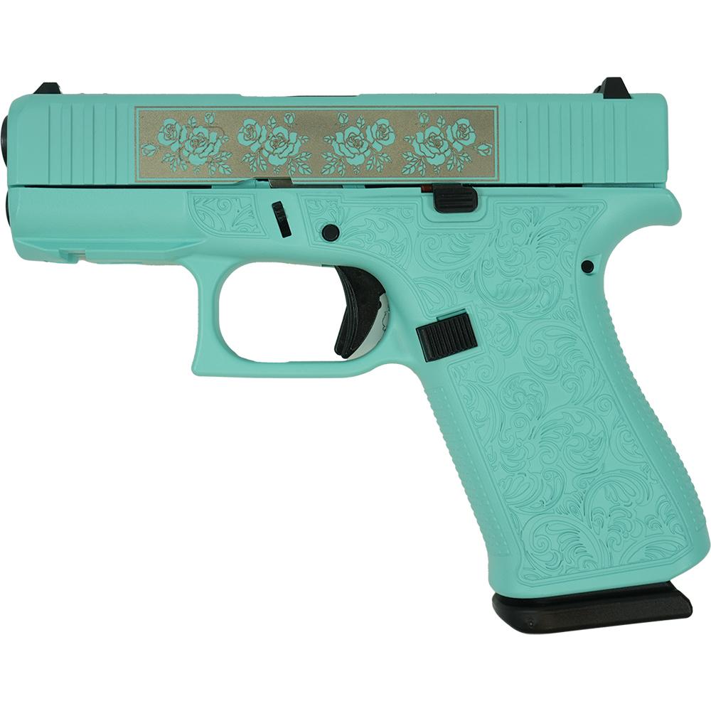 Glock 43X & Roses" Tiffany Handgun 9mm Luger 10rd Magazines(2) 3.4 ...