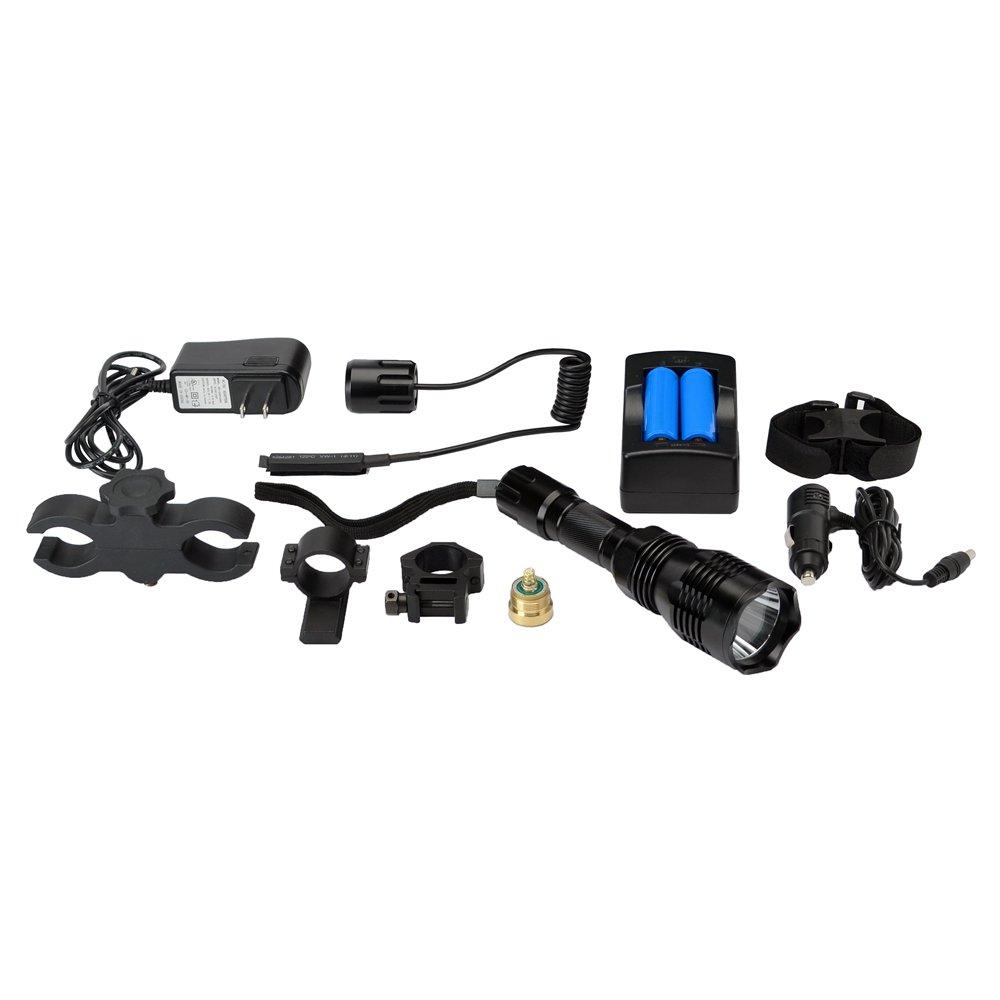 Cyclops Varmint Light Kit - Gun Mounted Red-Green LED 250 Lumen ...