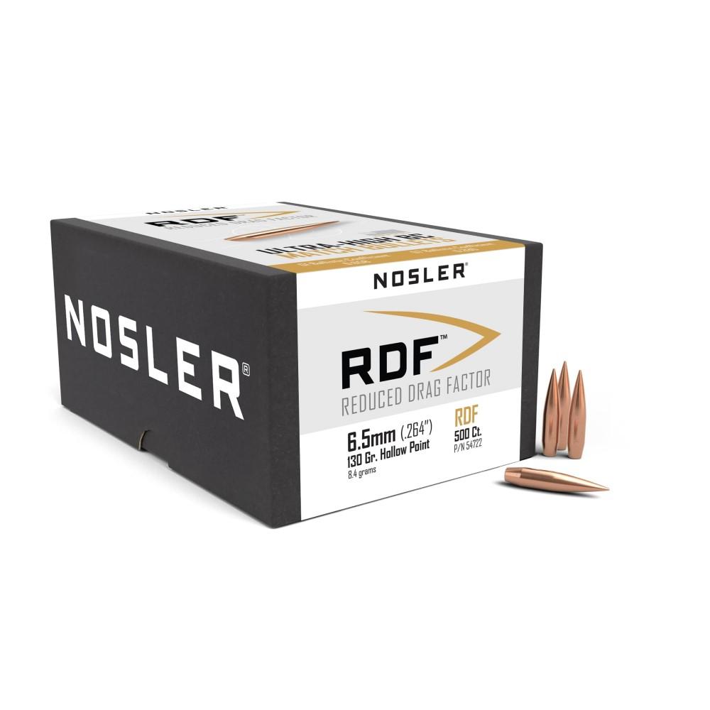 Nosler RDF Match Bullets 6.5mm .264" 130gr HPBT 500-ct - Rifle ...