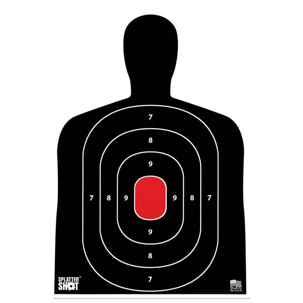 Pro-Shot Silhouette Paper Targets 12x18 Splatter Shot 8-ct - Shooting ...