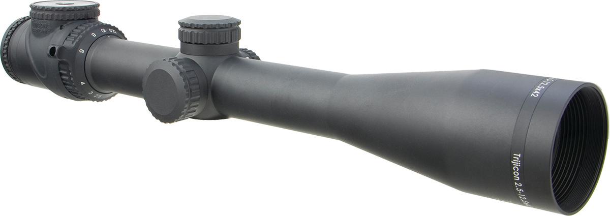 AccuPoint 2.5-12.5x42 Riflescope Standard Duplex Crosshair w- Green Dot ...