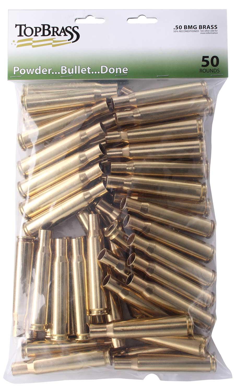 Top Brass Unprimed Remanufactured Rifle .50 BMG 50-ct - Other Reloading ...