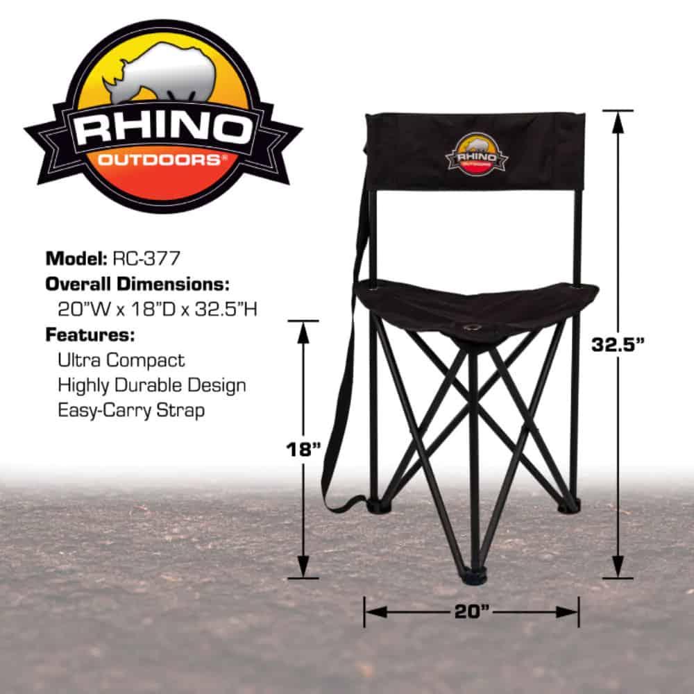 Rhino Blinds Folding Tripod Hunting Chair - Everything Else at ...