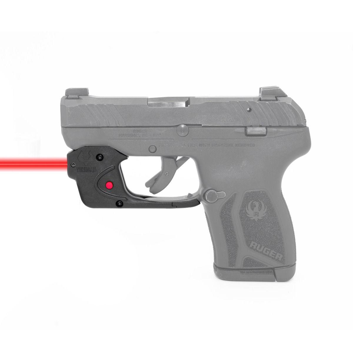 Viridian Essential Red Laser Sight for Ruger LCP Max Black - Gun Scopes ...