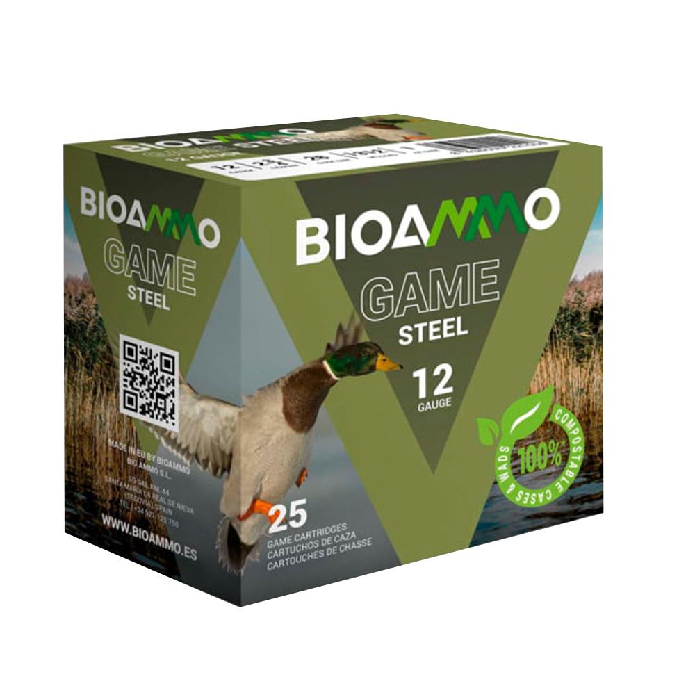 BIOAMMO Steel Game Waterfowl Shotshells 12 ga 2-3-4" 1-1-16 oz 1295 fps ...