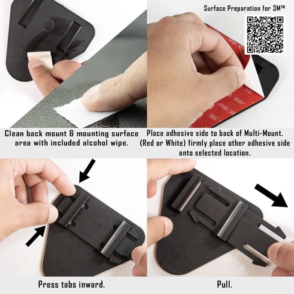 Mission First Tactical Multi-Mount Platform 1.5" Black - Holsters & Gun ...