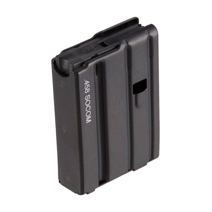 .458 Socom Magazine 4-rd Aluminum Black - Rifle Magazines & Rifle Clips ...