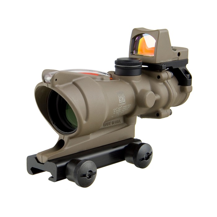 Acog 223 Bdc 4x32mm Fxd Red Chevron Fde W-ta51 & Rmr Type 2 - Scopes at ...