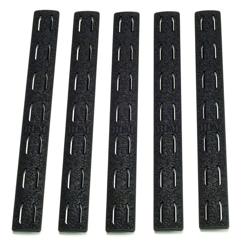Keymod Rail Panel Kit - Black, 5.5", 5 Pk - Other Gun Accessories ...