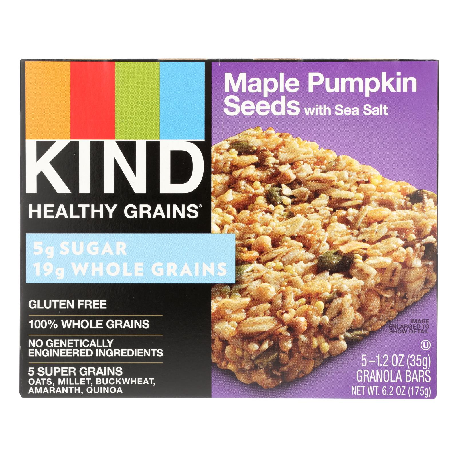 Kind Bar Granola Healthy Grains Maple Pumpkin Seeds With Sea Salt 5/1.2 ...