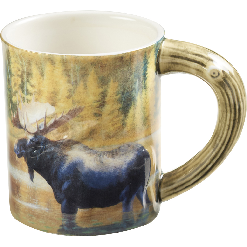 Wild Wings Sculpted Mug The Loner Moose - Everything Else at GunBroker ...