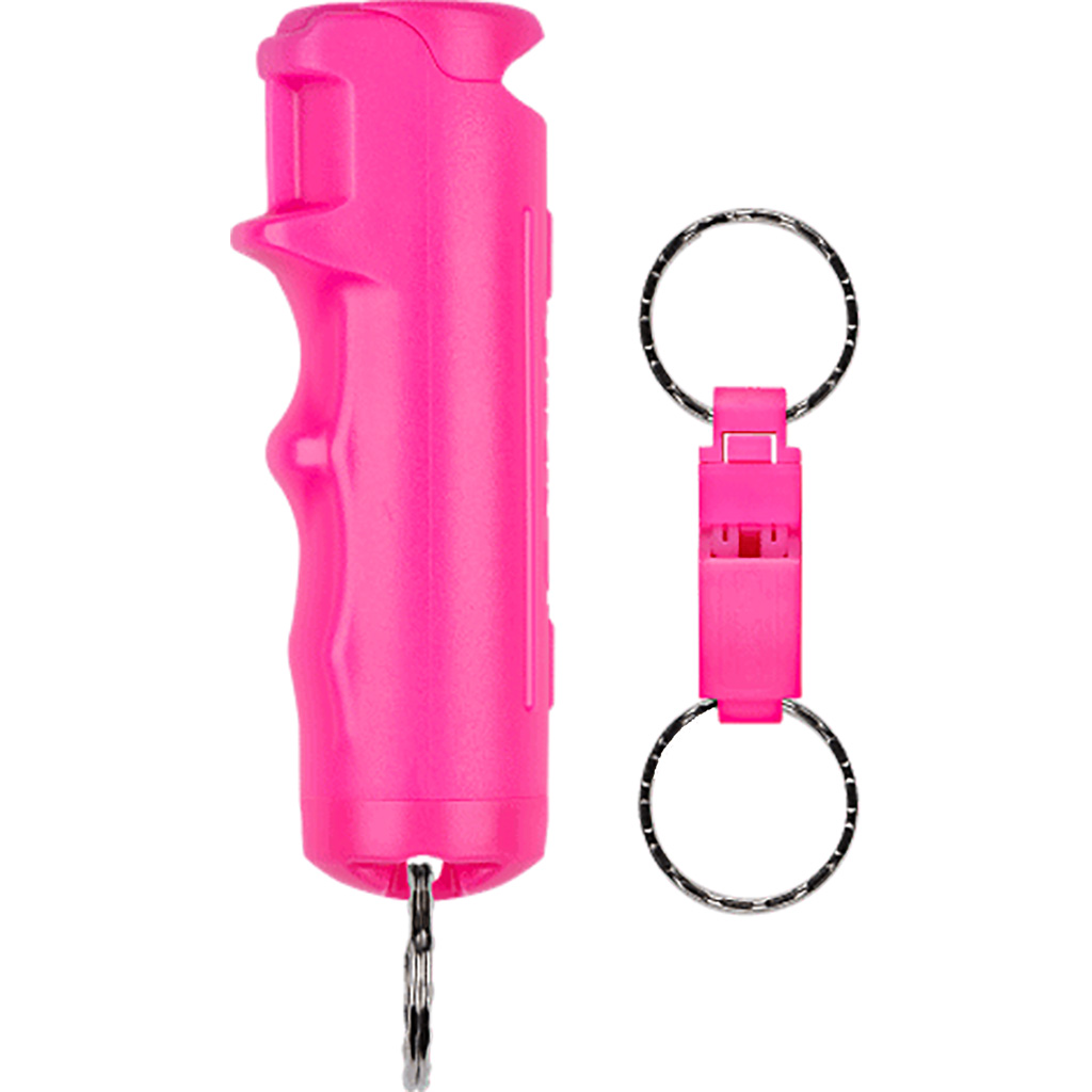 Sabre Pepper Gel Spray Pink With Whistle Keychain - Hunting Accessories ...