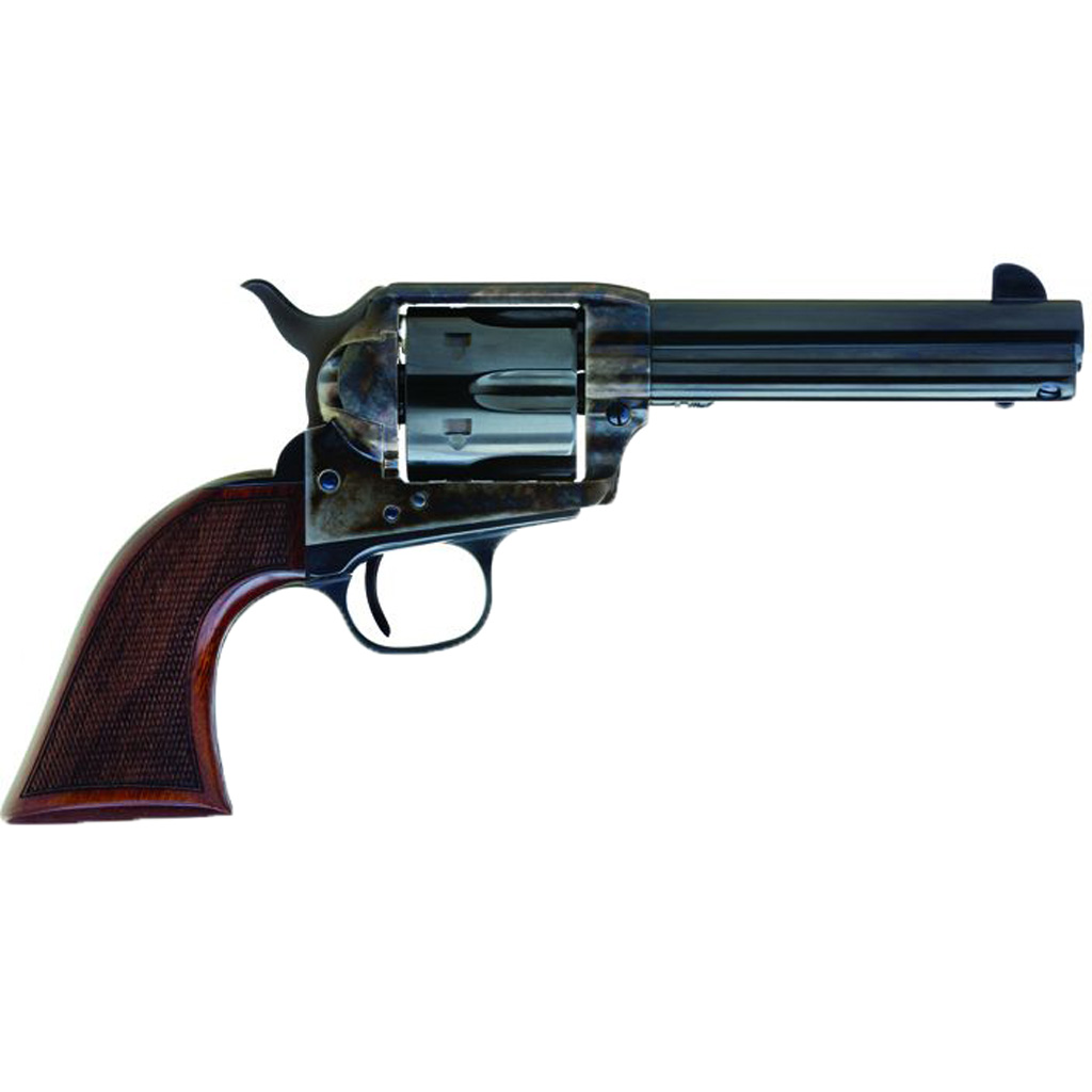 Cimarron Arizona Ranger Revolver 45 Long Colt 4.75 In. Checkered Walnut ...