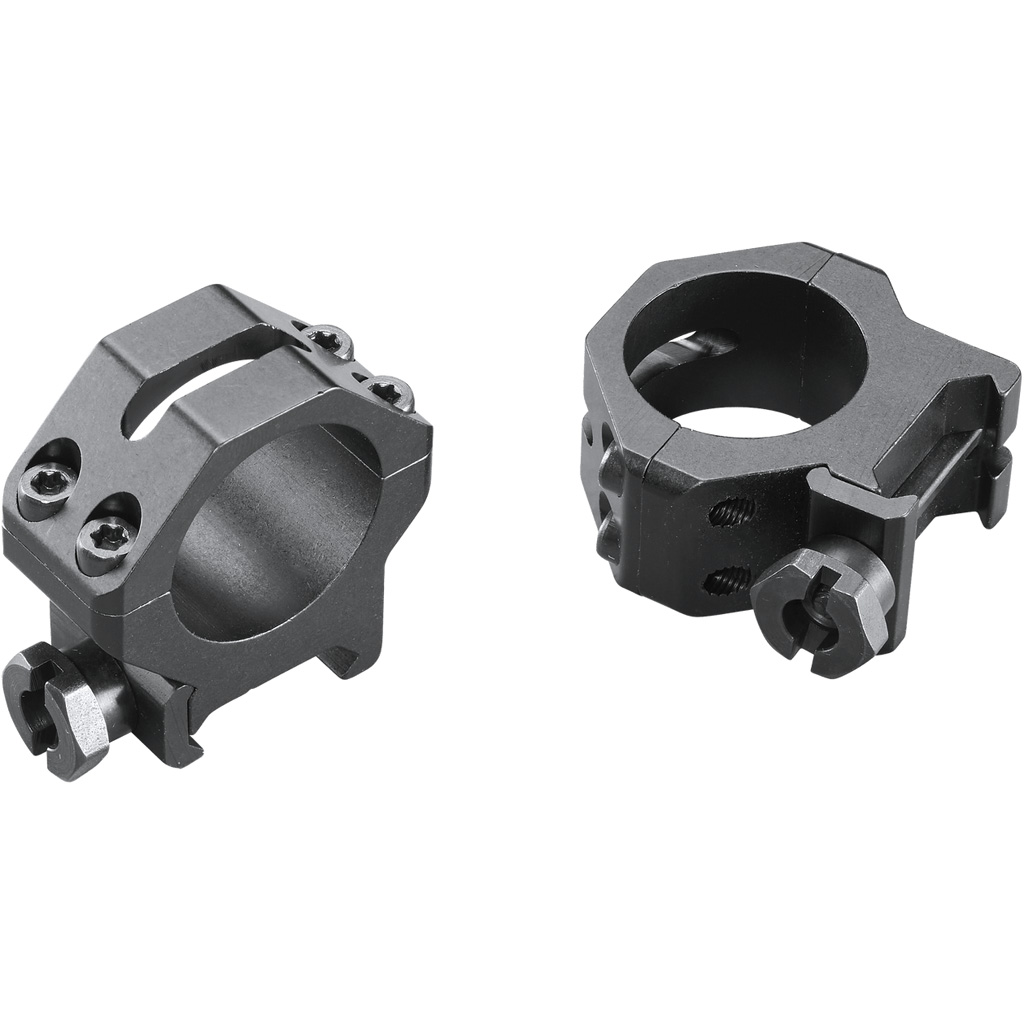 Weaver Classic 4hole Skeleton Rings Matte Black 1" Medium Clamshell ...