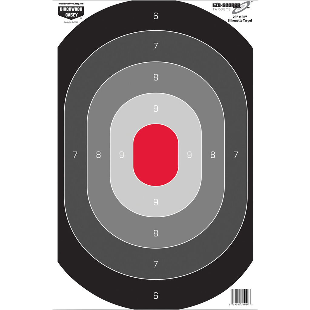 Birchwood Casey Eze-scorer Oval Silhouette Target 23 X 35 In. 100 Pack ...