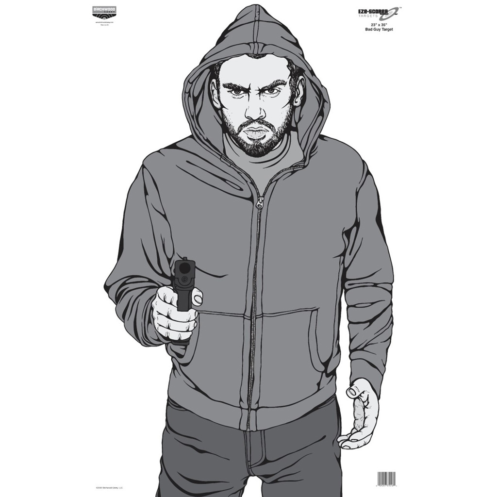 Birchwood Casey Eze-scorer Bad Guy Target 23 X 35 In. 100 Pack ...