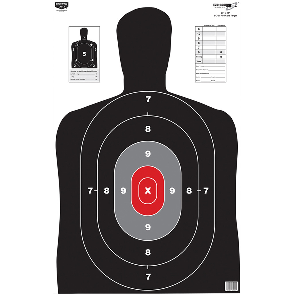 Birchwood Casey Eze-scorer Target Bc-27 Red 23x35 In. 100 Pk ...