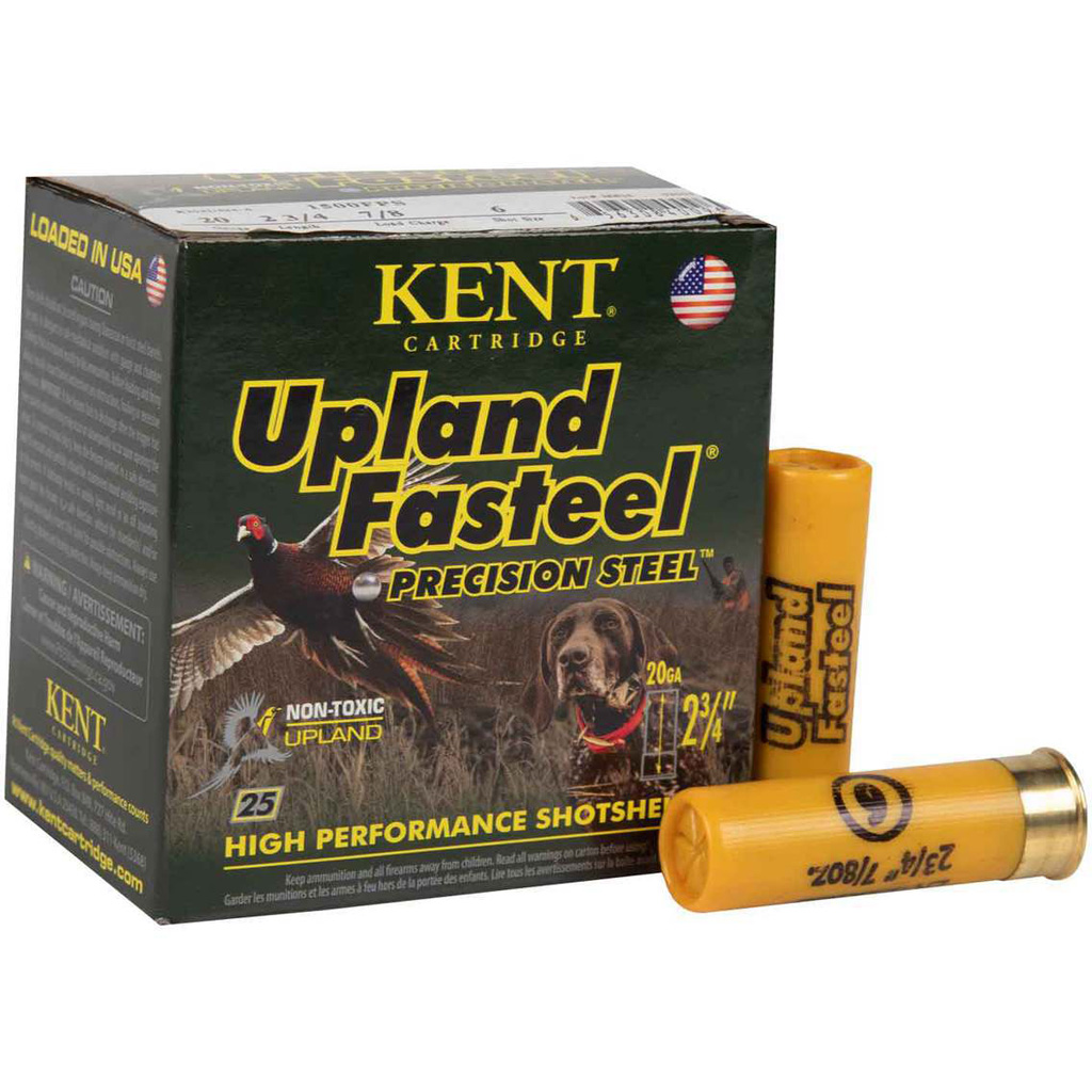 Kent Upland Fasteel Load 20 Ga. 2.75 In. 7-8 Oz. 5 Shot 25 Rd ...