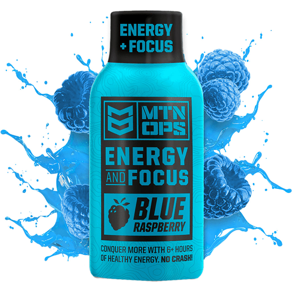 Mtn Ops Energy Shots Blue Raspberry - Everything Else at GunBroker.com ...