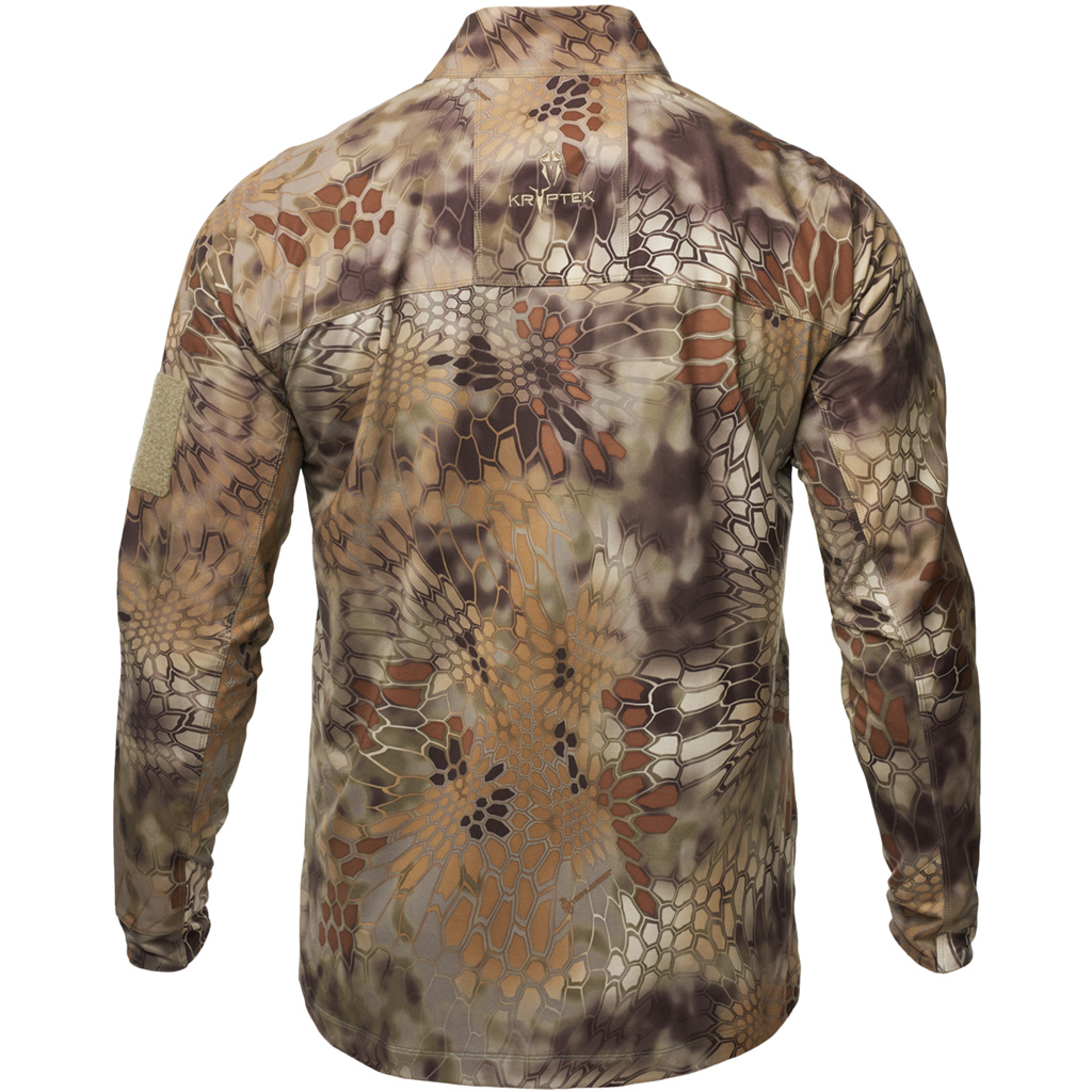 Kryptek Valhalla 2 Long Sleeve Zip Shirt Highlander Large - Camo ...