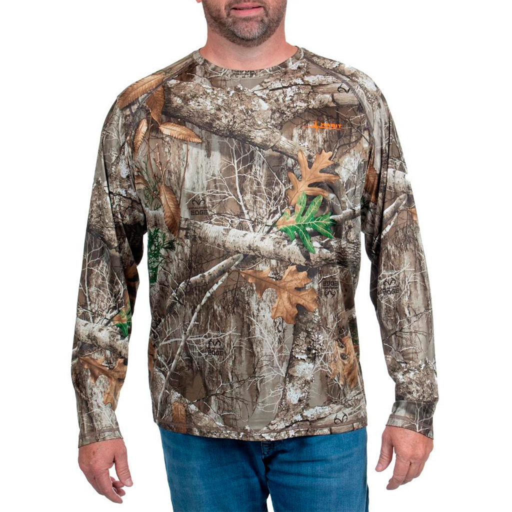 Habit Men's Siesta Cape Long Sleeve Perf Tee Xl-realtree Edge - Camo ...