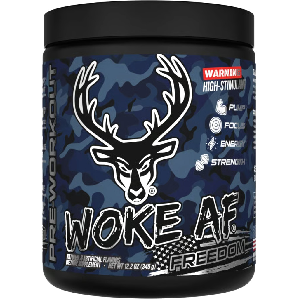 Bucked Up Woke Af Pre-workout Freedom Grape 30 Serving Tub - Everything ...