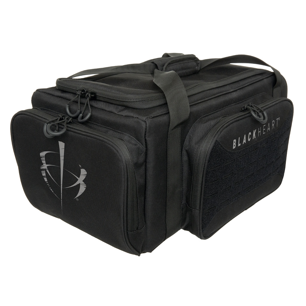 Blackheart Impulse Range Bag With Ammo Carrier & Pistol Sleeve Black ...