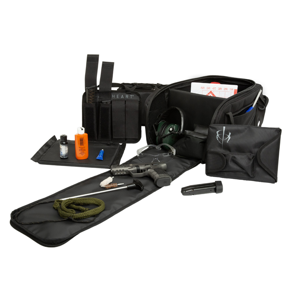 Blackheart Impulse Range Bag With Ammo Carrier & Pistol Sleeve Black ...