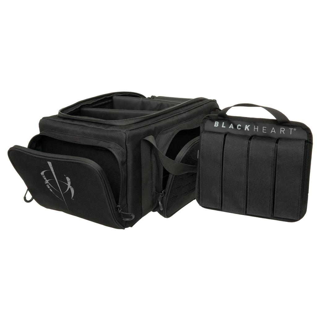 Blackheart Impulse Range Bag With Ammo Carrier & Pistol Sleeve Black ...