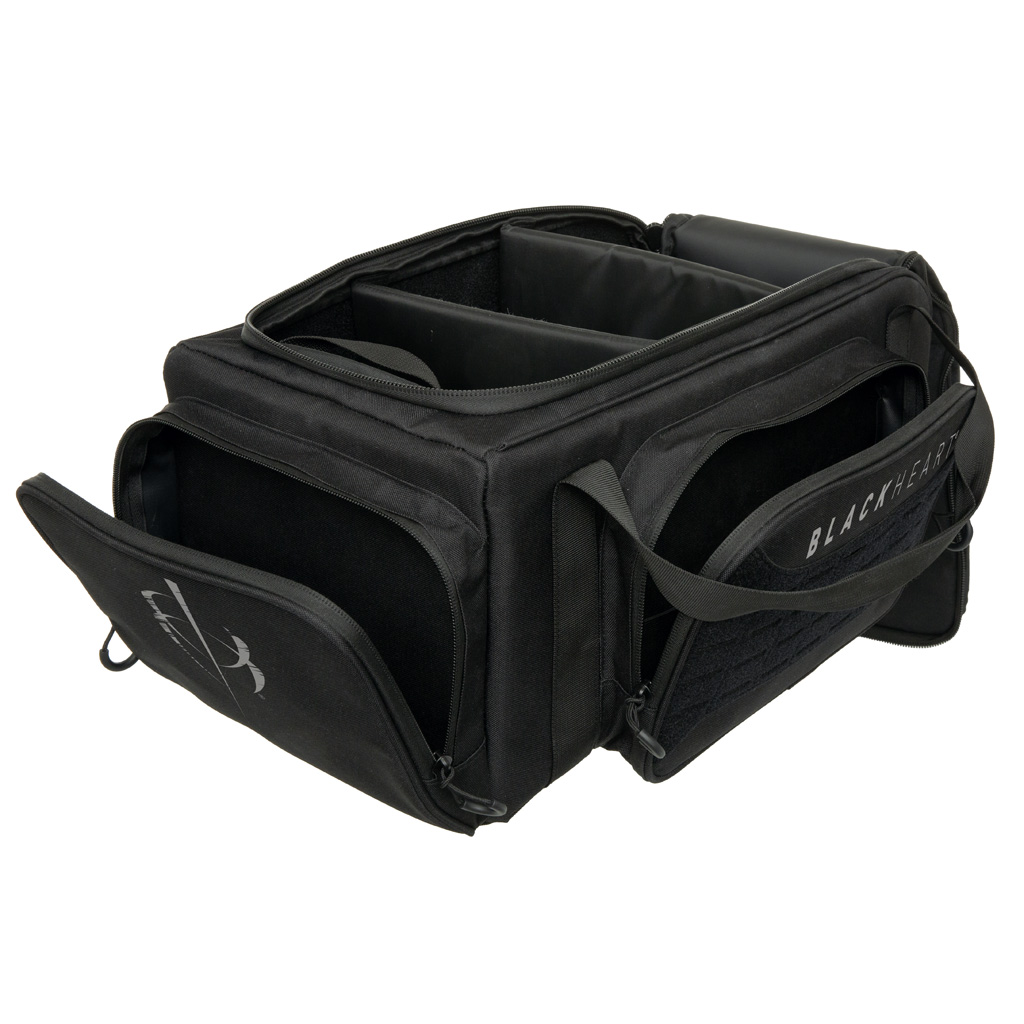 Blackheart Impulse Range Bag With Ammo Carrier & Pistol Sleeve Black ...