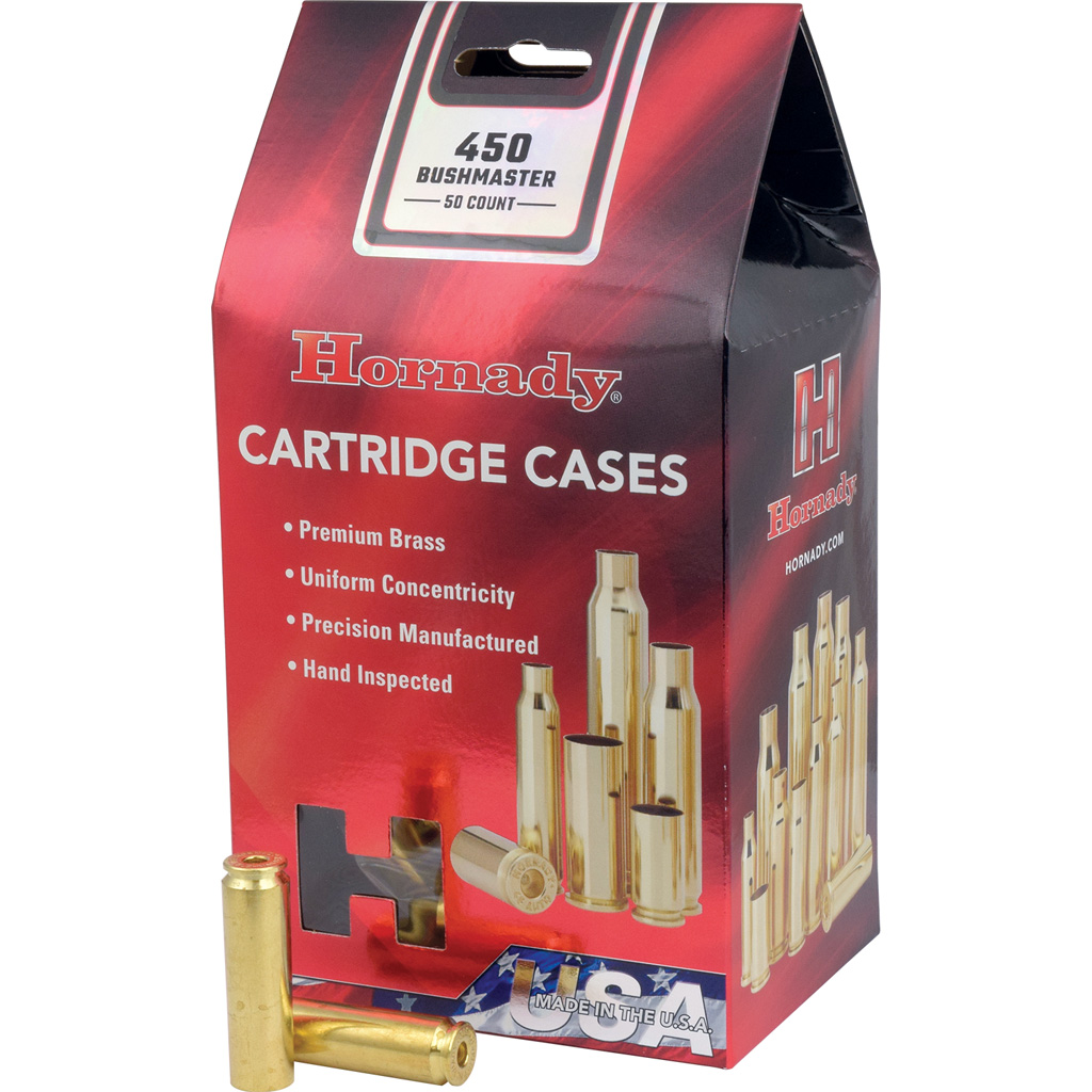 Hornady Rifle Cartridge Cases 450 Bushmaster Unprimed 50 Pk. - Other ...
