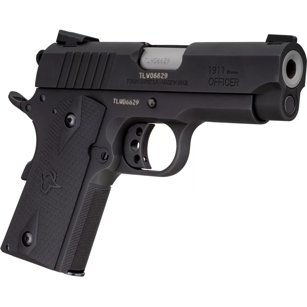 Taurus 1911 Officer Pistol 9mm 3.5 In. Black 8+1 Rd. - Semi Auto ...