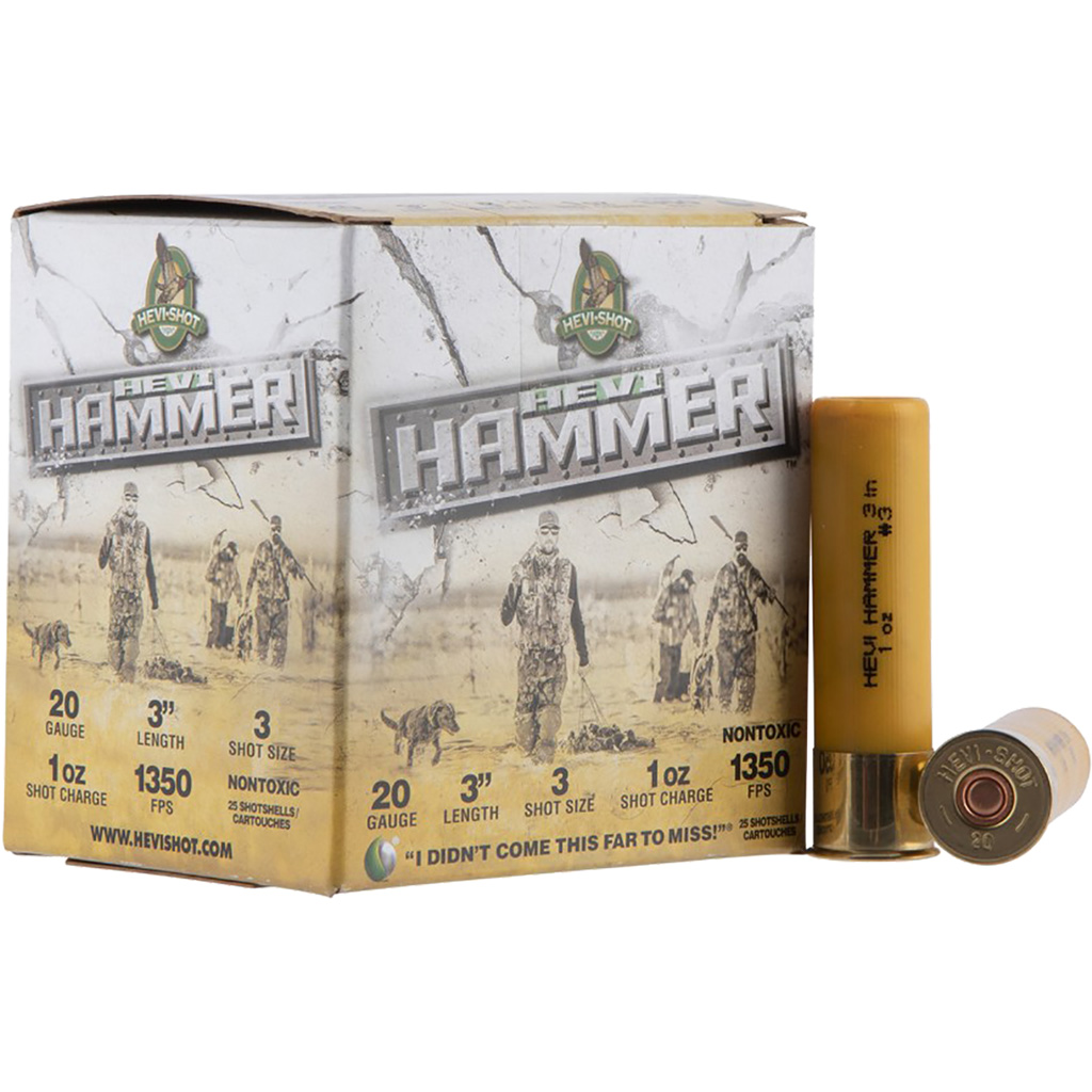 Hevi Shot Hammer Load 20 Ga. 3 In. 1 Oz. 25 Rd. - Shotgun Shells at ...