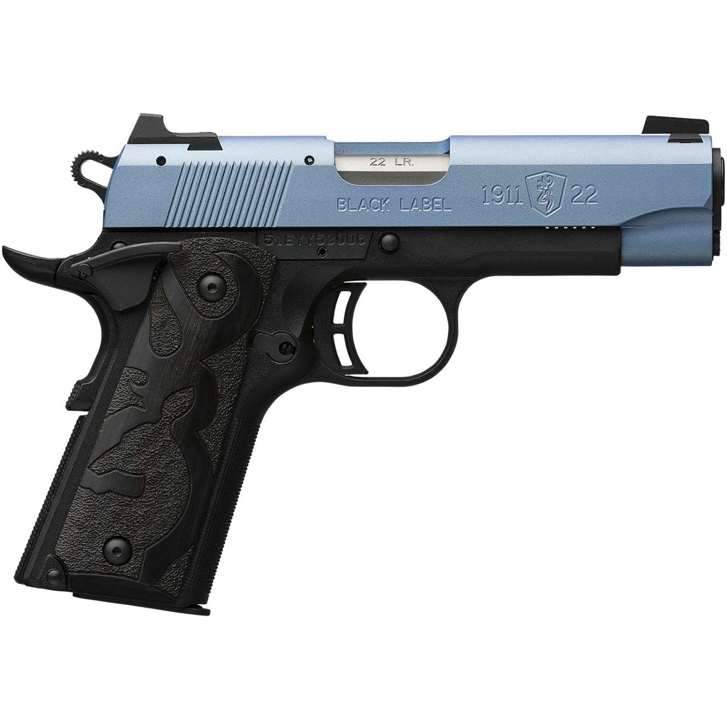 Browning 1911-380 Black Label Pistol 380 Acp 4.25 In. Polar Blue 8 Rd ...