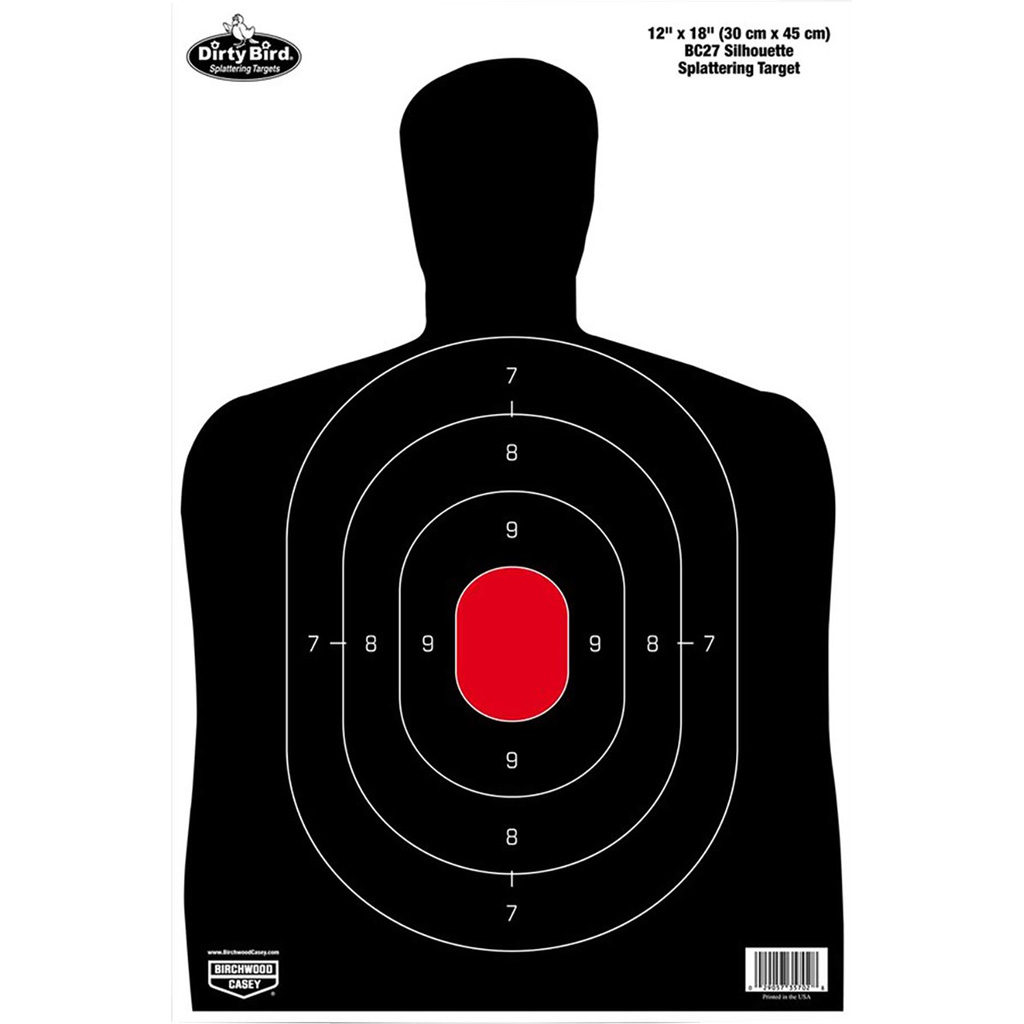 Birchwood Casey Dirty Bird Target Bc-27 Silhouette 12x18 In. 8 Pk ...